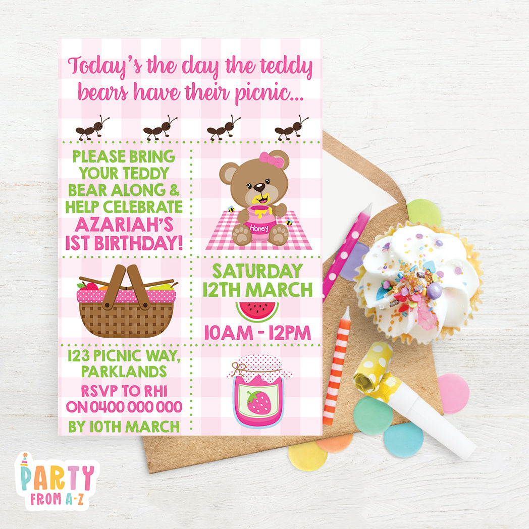 Kids Birthday Party Invites Girls – Party From A-Z